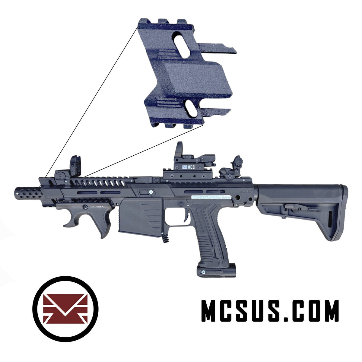 EMF100 CQB Compact Handguard Cap Adapter – MCS Mexico