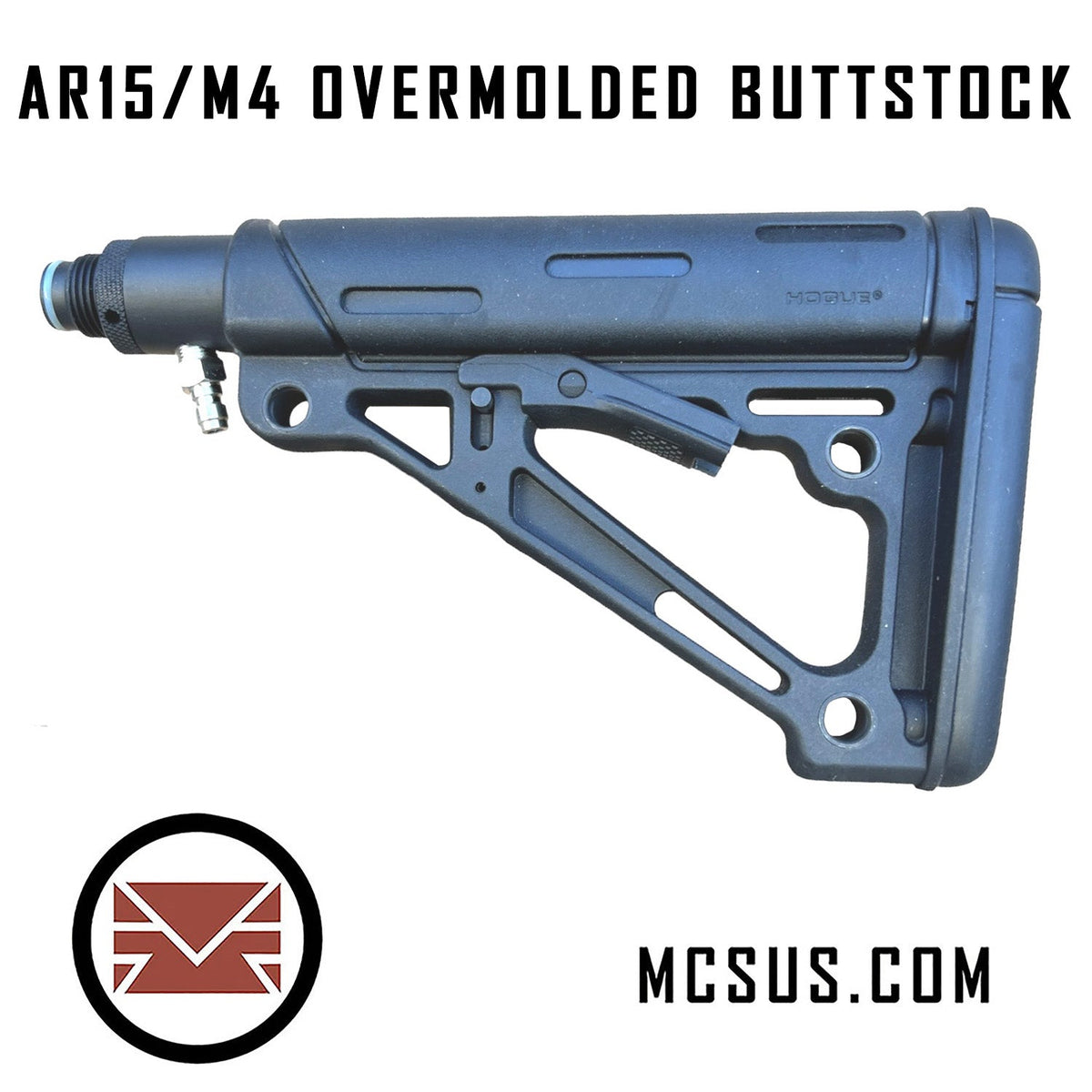 Solid Remote Adapter With AR15/M4 OverMolded Mil-Spec Buffer Carbine B ...