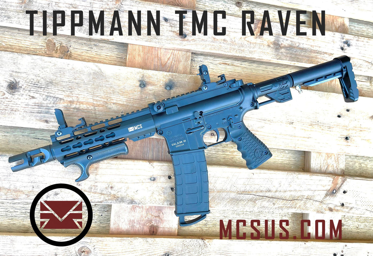 Custom Tippmann TMC Raven Paintball Gun (.68 Cal) – MCS Mexico