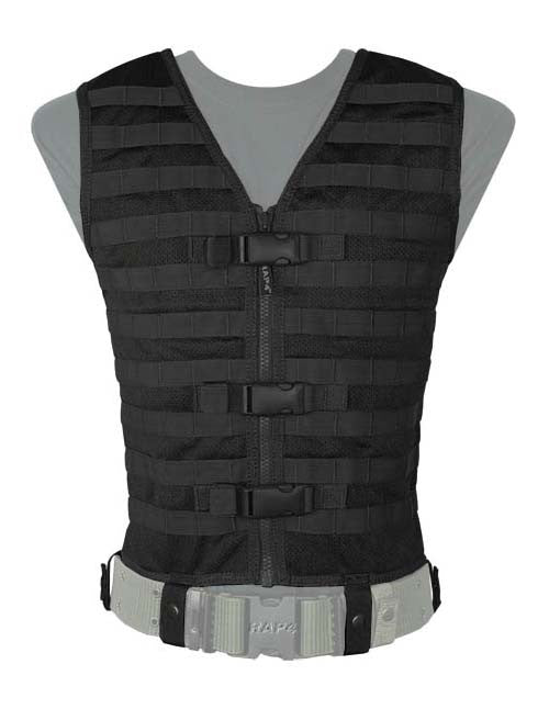 Modular BLACK MOLLE Tactical Vest – MCS Mexico