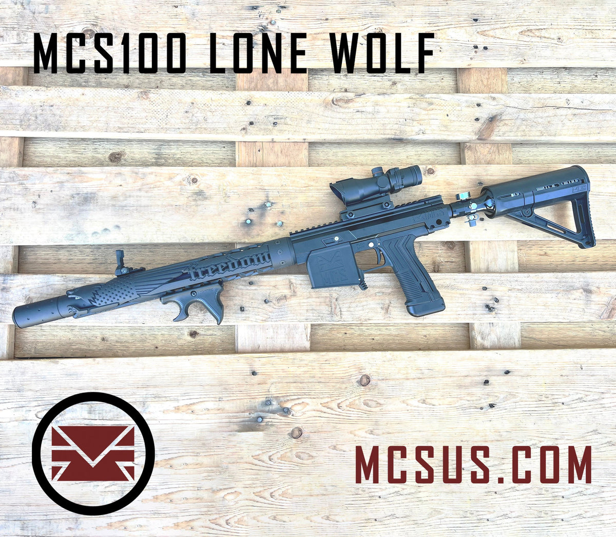 MCS100 Freedom Fighter Paintball Gun Package – MCS Mexico