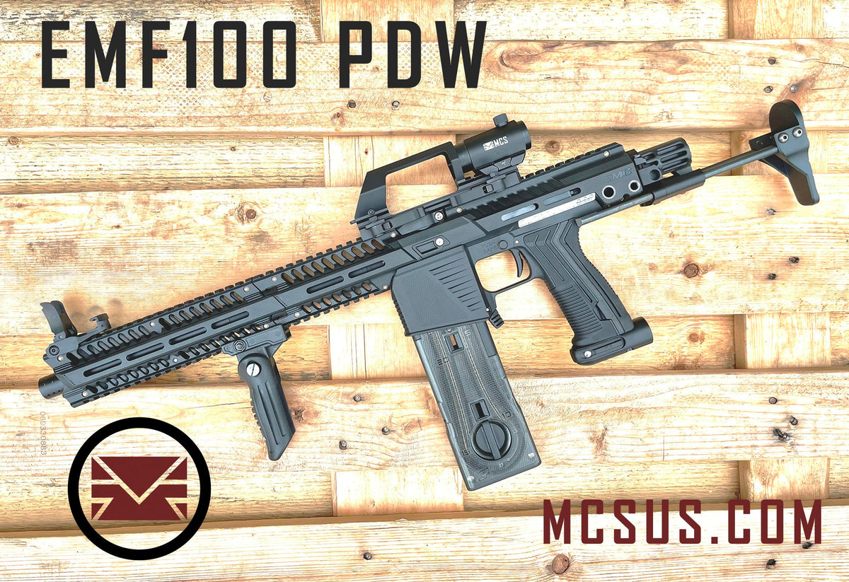 MG100 EMF100 PDW Paintball Gun – MCS Mexico