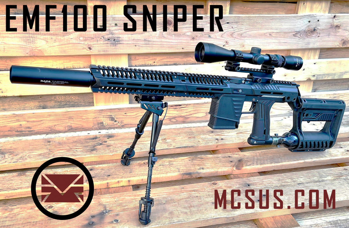 EMF100 MG100 Sniper Paintball Gun – MCS Mexico