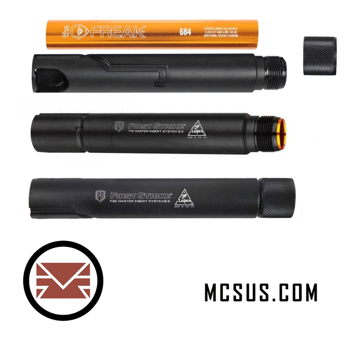 FSC TCP Paintball Pistol Barrel With Freak Insert – MCS Mexico