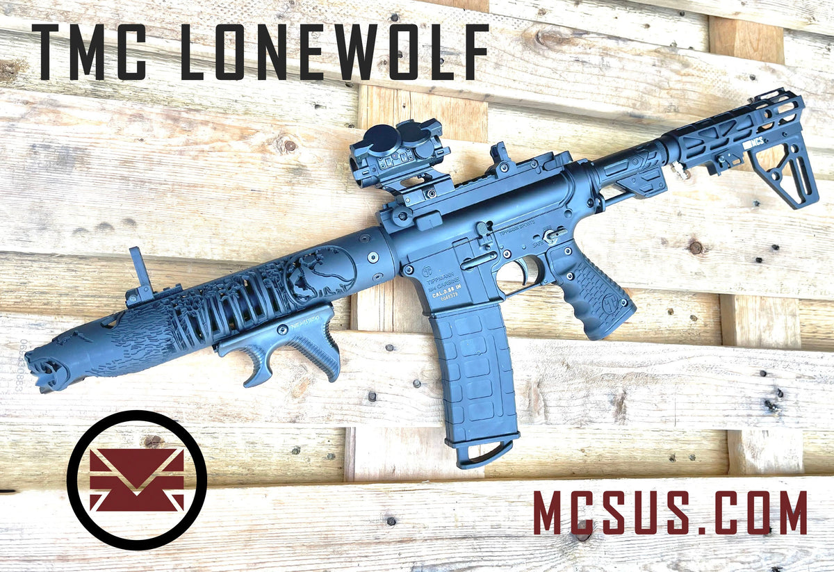 Custom Tippmann TMC Lone Wolf Paintball Gun (.68 Cal) – MCS Mexico