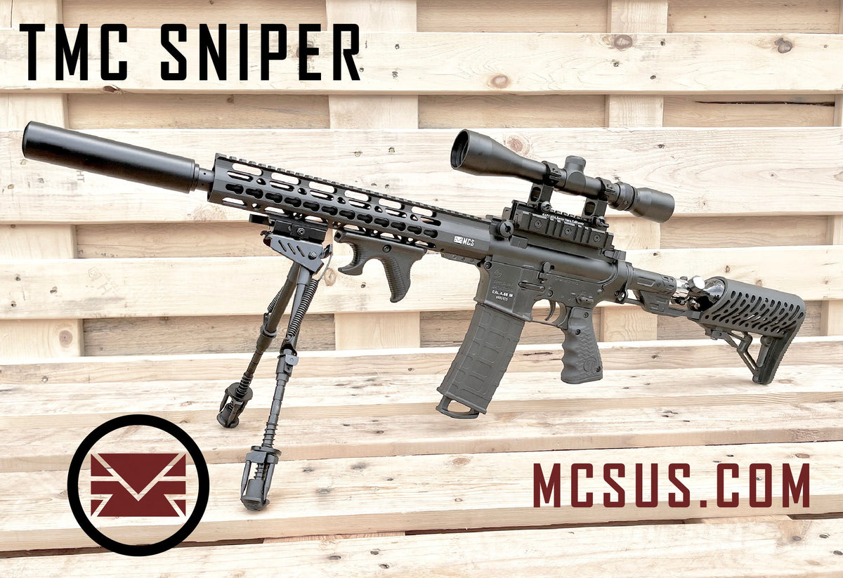 Custom Tippmann TMC Sniper Paintball Gun (.68 Cal) – MCS Mexico